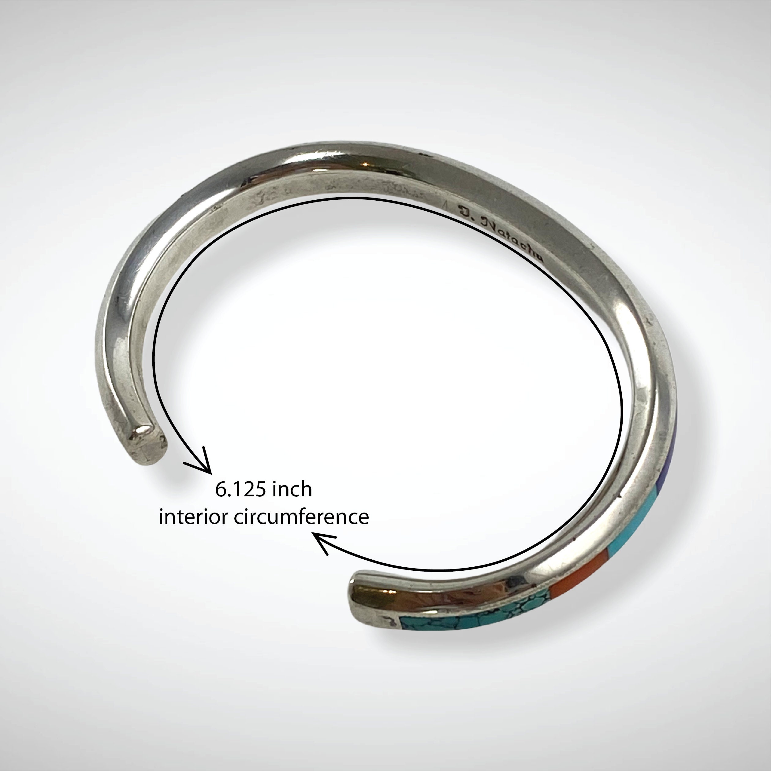 Vintage Troy Natachu Inlay Cuff Bracelet, Southwest Jewelry, Zuni ...