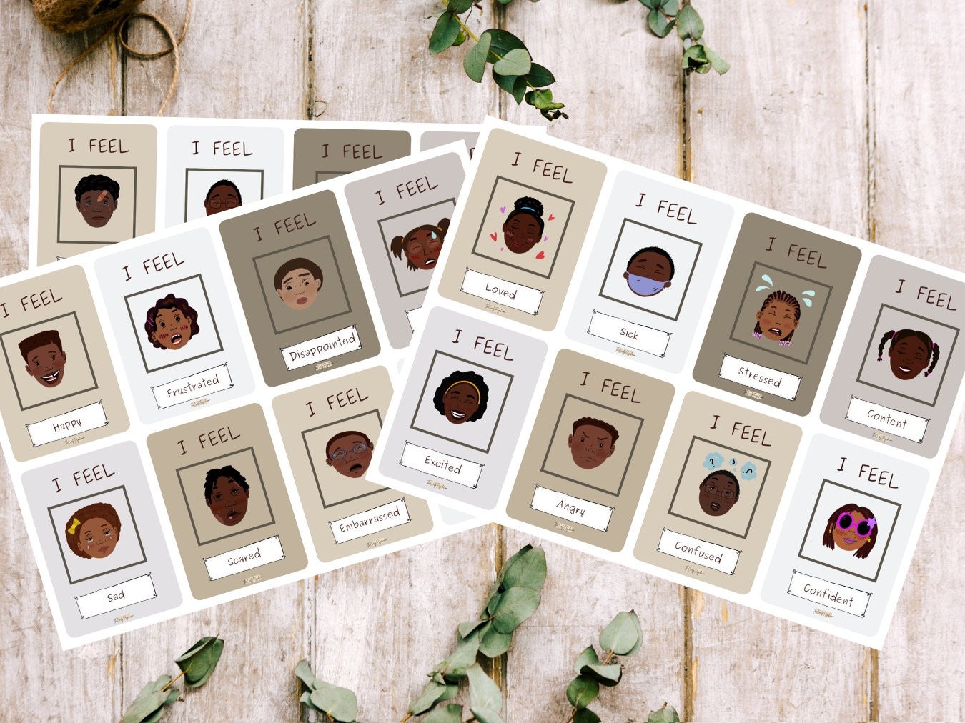 Emotions Vocabulary Cards, Feelings Vocabulary Cards, Emotions Chart ...