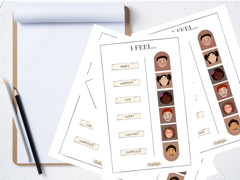 Feelings Thermometer Feelings Chart Mood Thermometer | Etsy