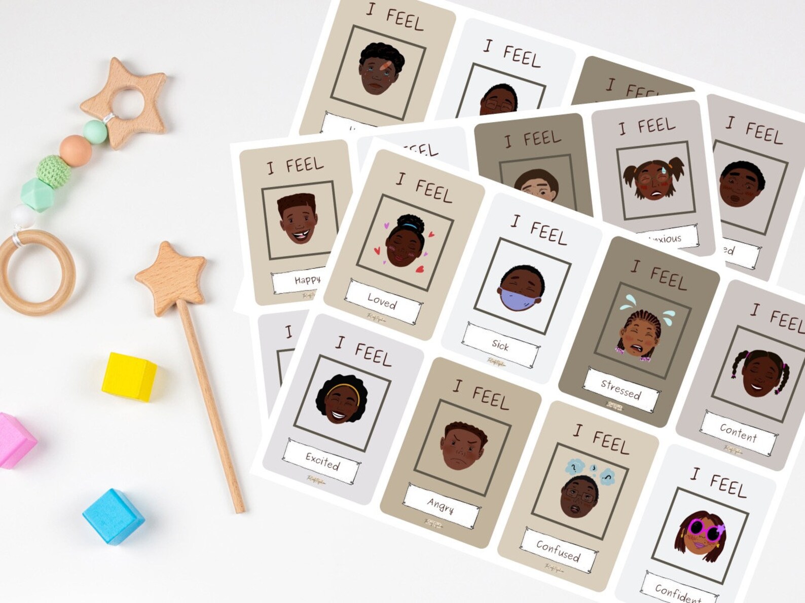 Emotions Vocabulary Cards, Feelings Vocabulary Cards, Emotions Chart ...