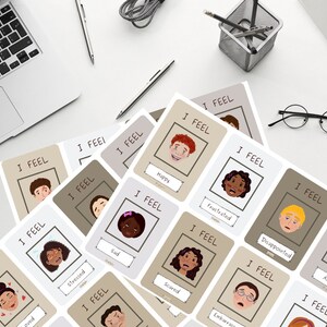 Feelings Vocabulary Cards, Feelings Cards, Emotions Cards, Feelings ...