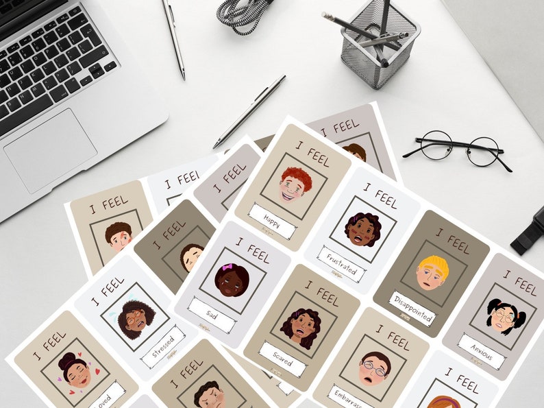 Feelings Vocabulary Cards, Feelings Cards, Emotions Cards, Feelings ...