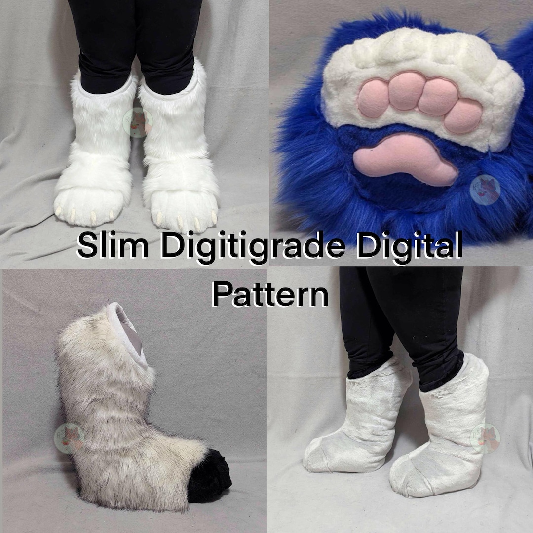 Digital Download Slim Digitigrade Fursuit Pattern - Etsy