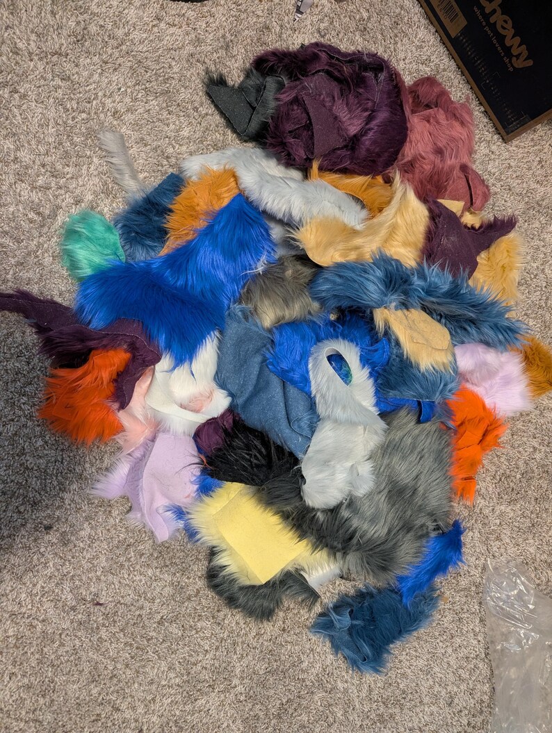 5 Pounds of Fur Scraps - Etsy