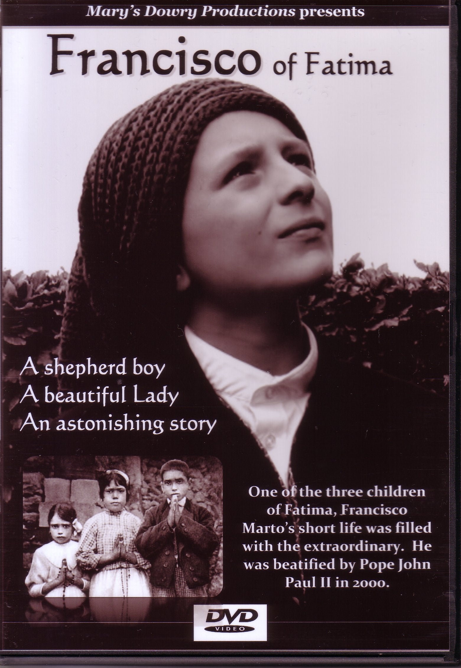 Francisco of Fatima, DVD Film, Fatima, Francisco Marto, Catholic, Mary ...