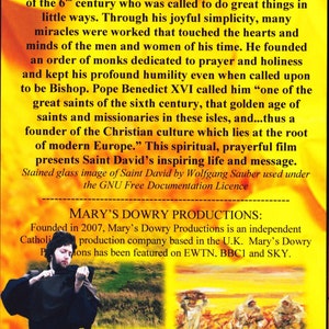 Saint David of Wales, DVD Film, Mary's Dowry Productions - Etsy