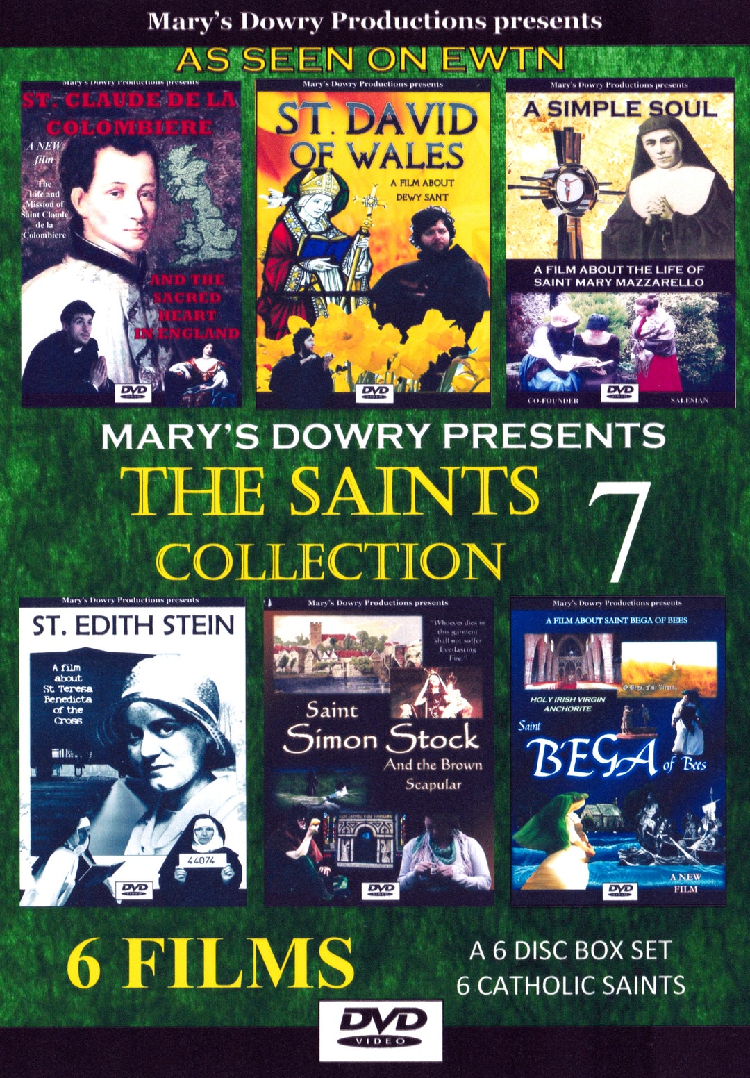 The Saints Collection 7, 6 DVD Box Set, Mary's Dowry Productions ...