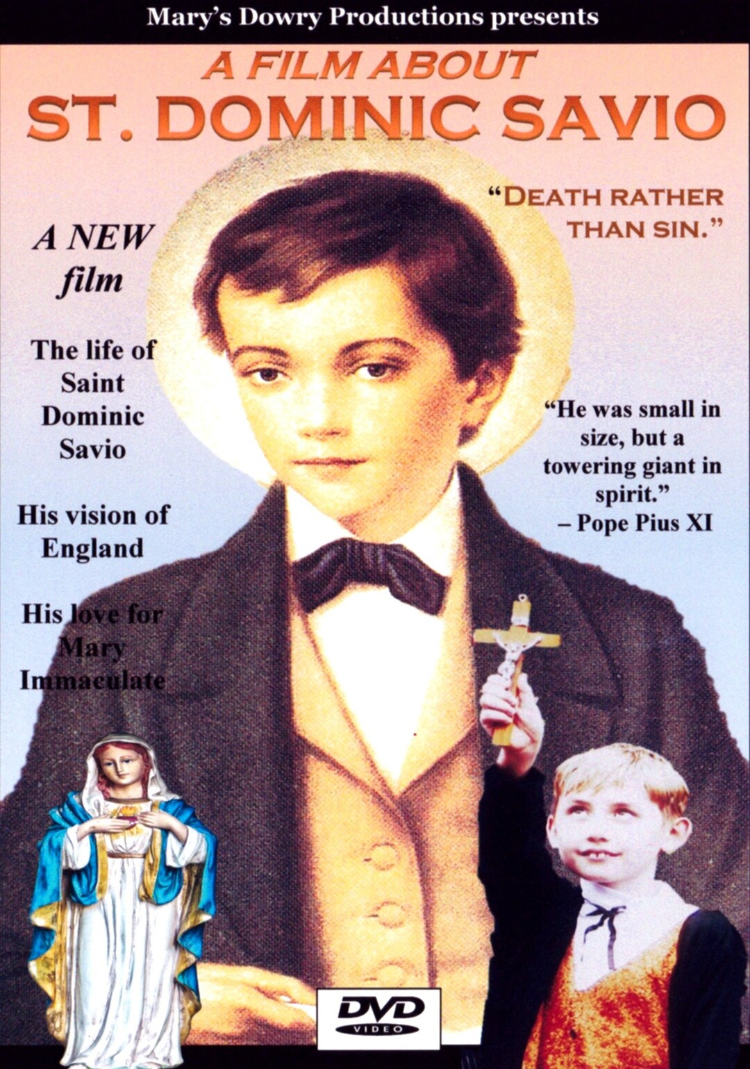 Dominic Savio, DVD Film, Catholic, Christian, Lives of the Saints ...