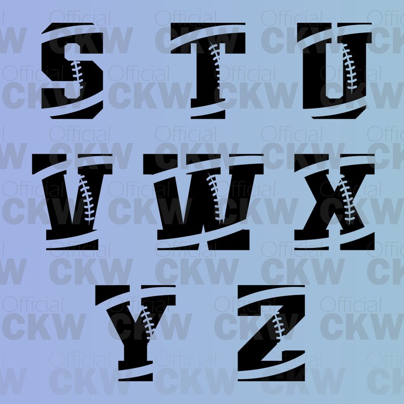 Football Alphabet & Numbers SVG, Png, Jpg, Pdf, Eps Bundle - 0-9 A-Z ...