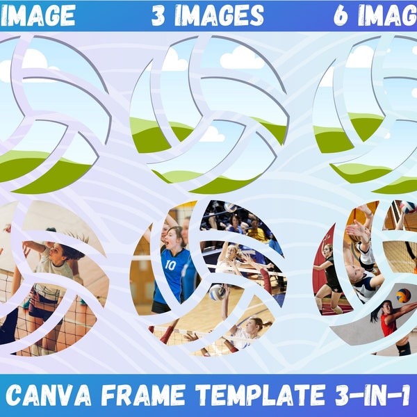 Volleyball Collage - Etsy