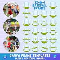 Baseball Panel Template, Baseball Panel Wrap Template, Ball Wrap, DIY ...