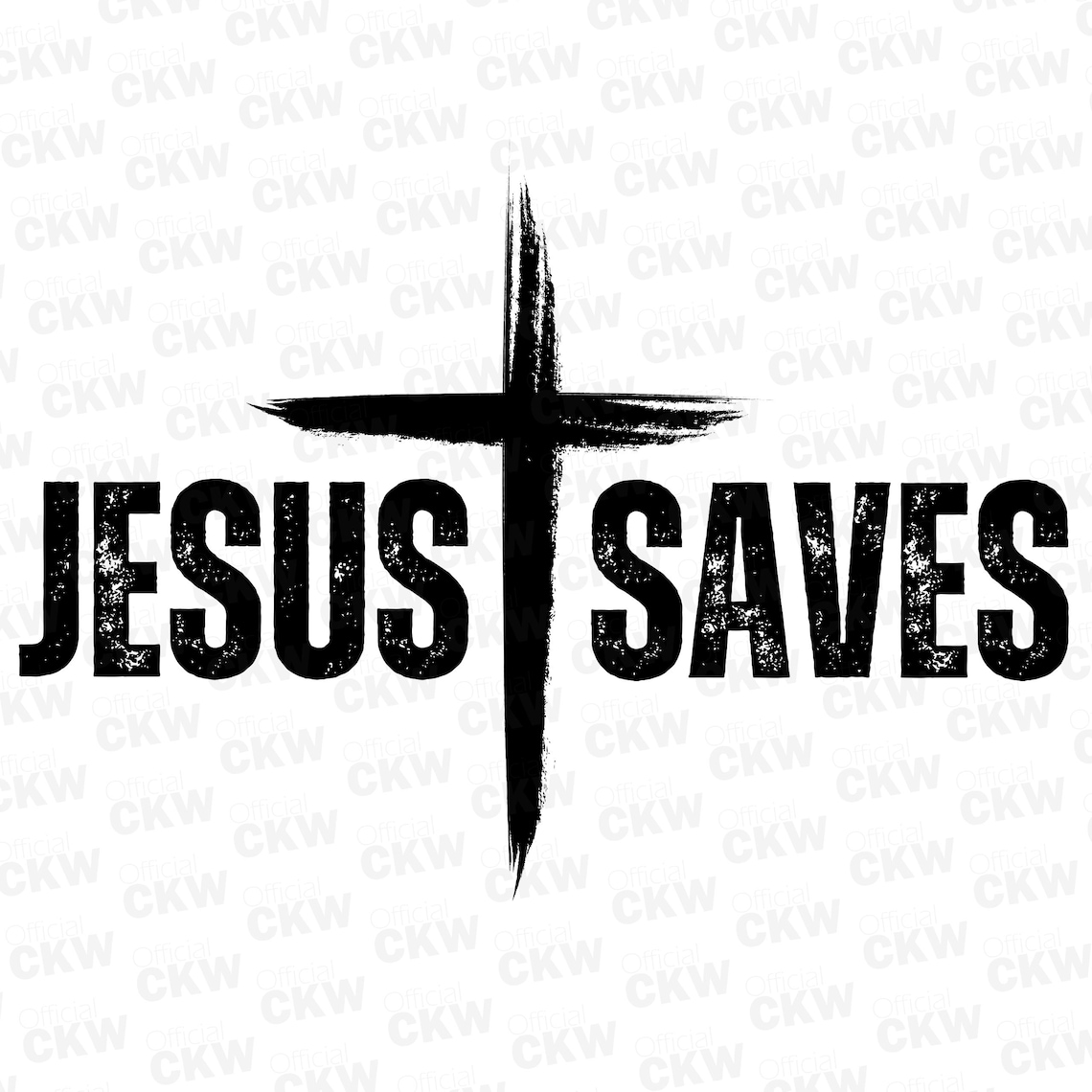 Jesus Saves Cross Grunge Design SVG PNG Vector for Christian Shirts for ...
