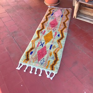 Custom Moroccan Runner Rug - Colorful Rug Runner - Boujaad Hallway ...