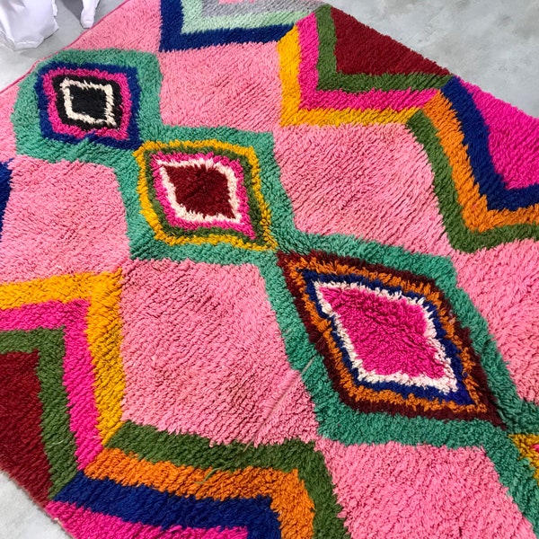 Pink Moroccan Rug - Etsy