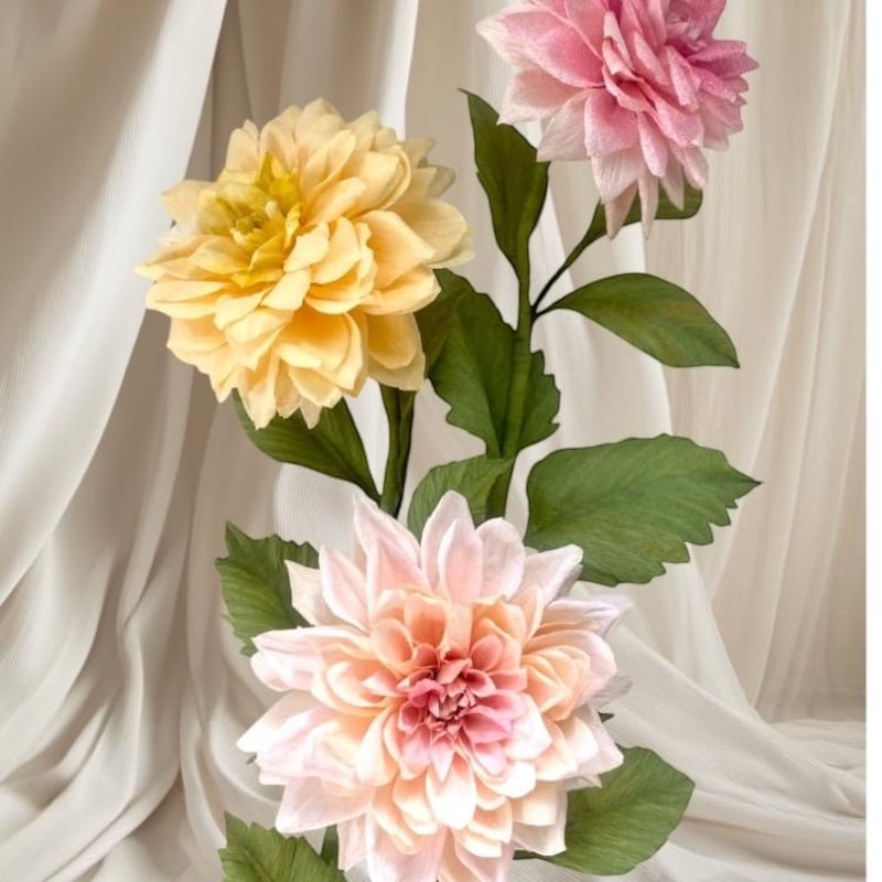 Pearl Paper Flowers - Etsy
