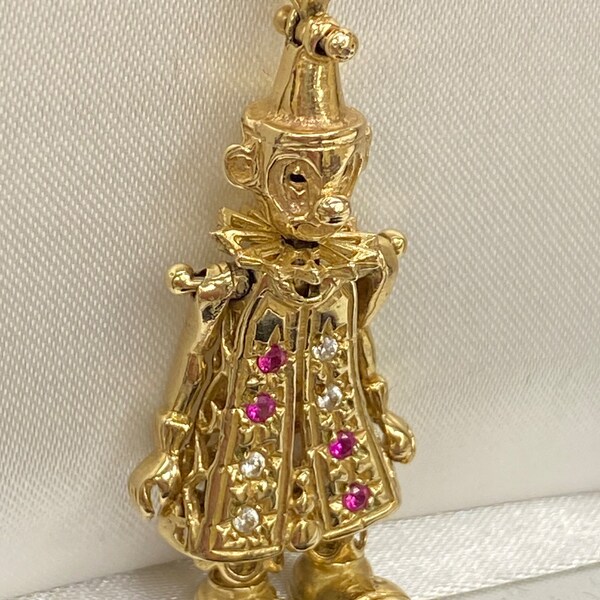 9ct Gold Clown - Etsy UK
