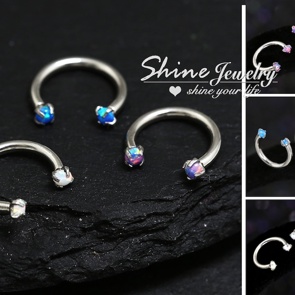 Fake Eyebrow Piercing - Etsy