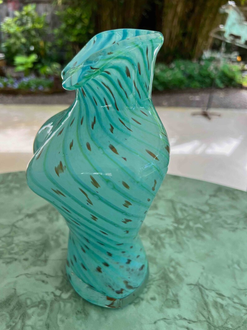 Female Torso Art Glass Vase - Etsy