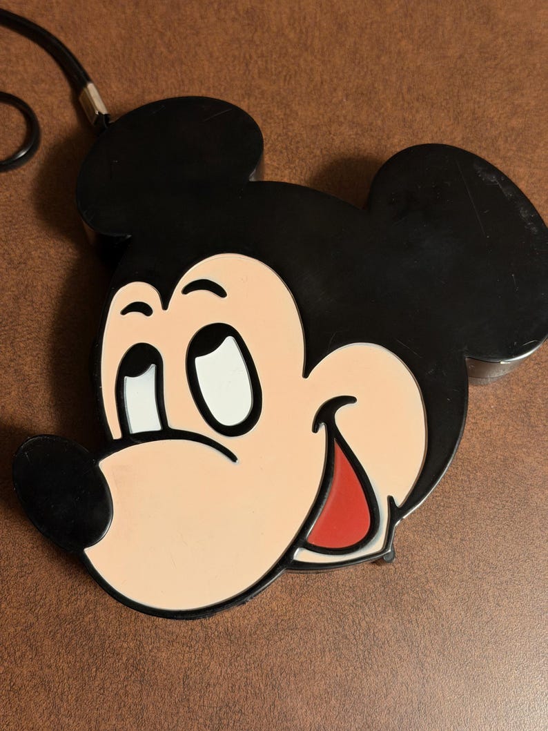 Vintage Working Disney Mickey Mouse Transistor Radio - Etsy