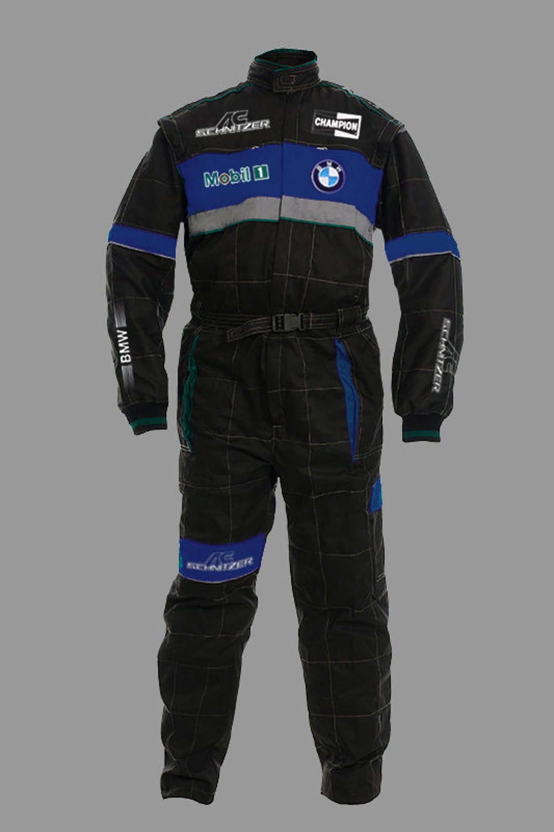 New Men's BMW Ac Schnitzer Fan Team Work Mechaniker Overalls Workwear ...
