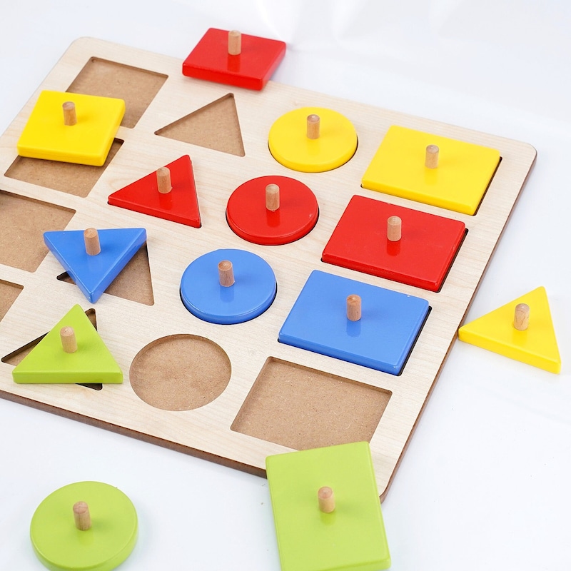 Geometric Puzzle - Etsy