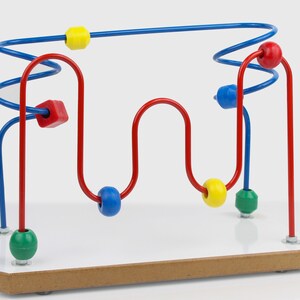 Maze Roller Coaster, Maze Labyrinth Handy Motor Skill, Loop Abacus ...