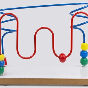 Maze Roller Coaster, Maze Labyrinth Handy Motor Skill, Loop Abacus ...