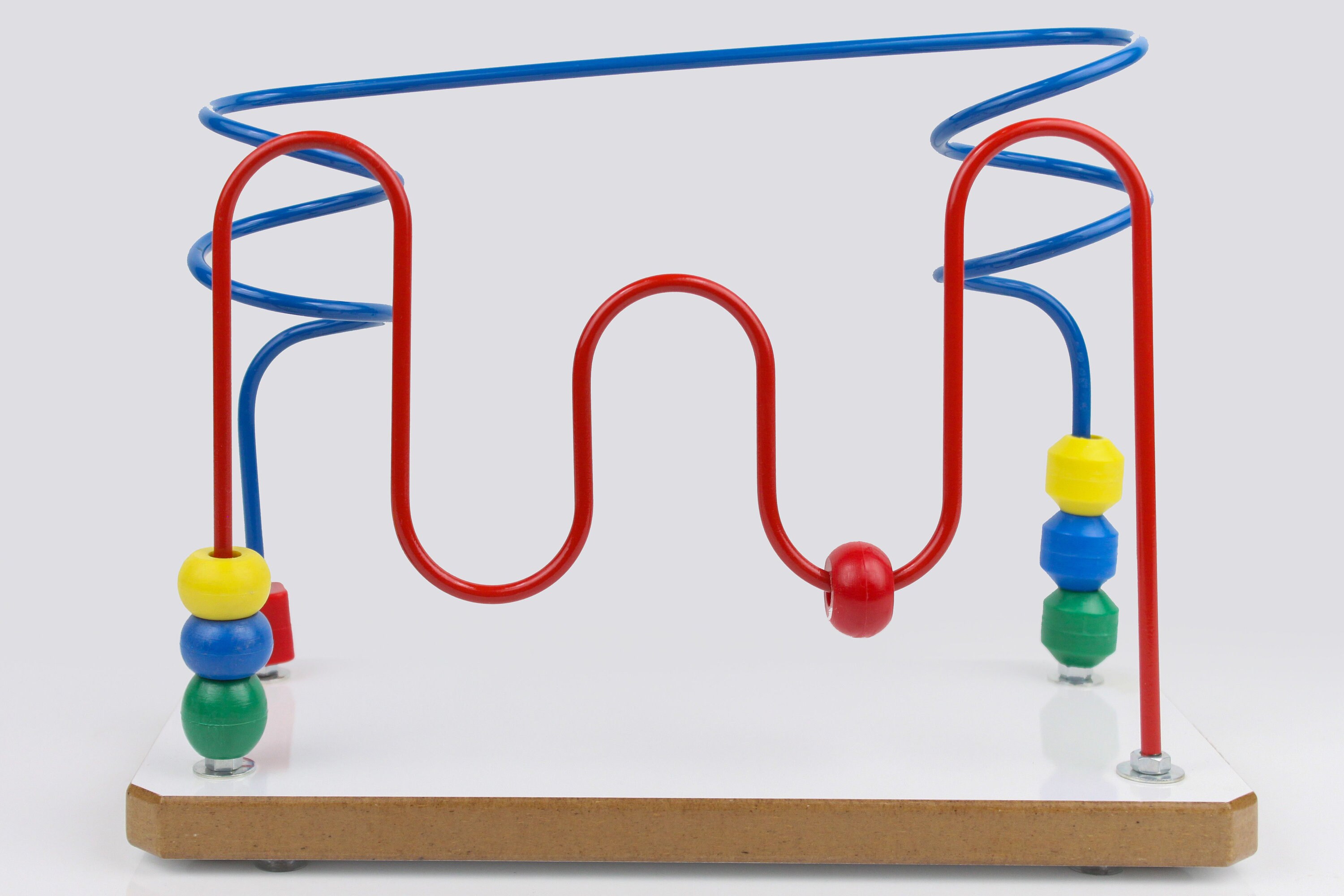 Maze Roller Coaster, Maze Labyrinth Handy Motor Skill, Loop Abacus ...