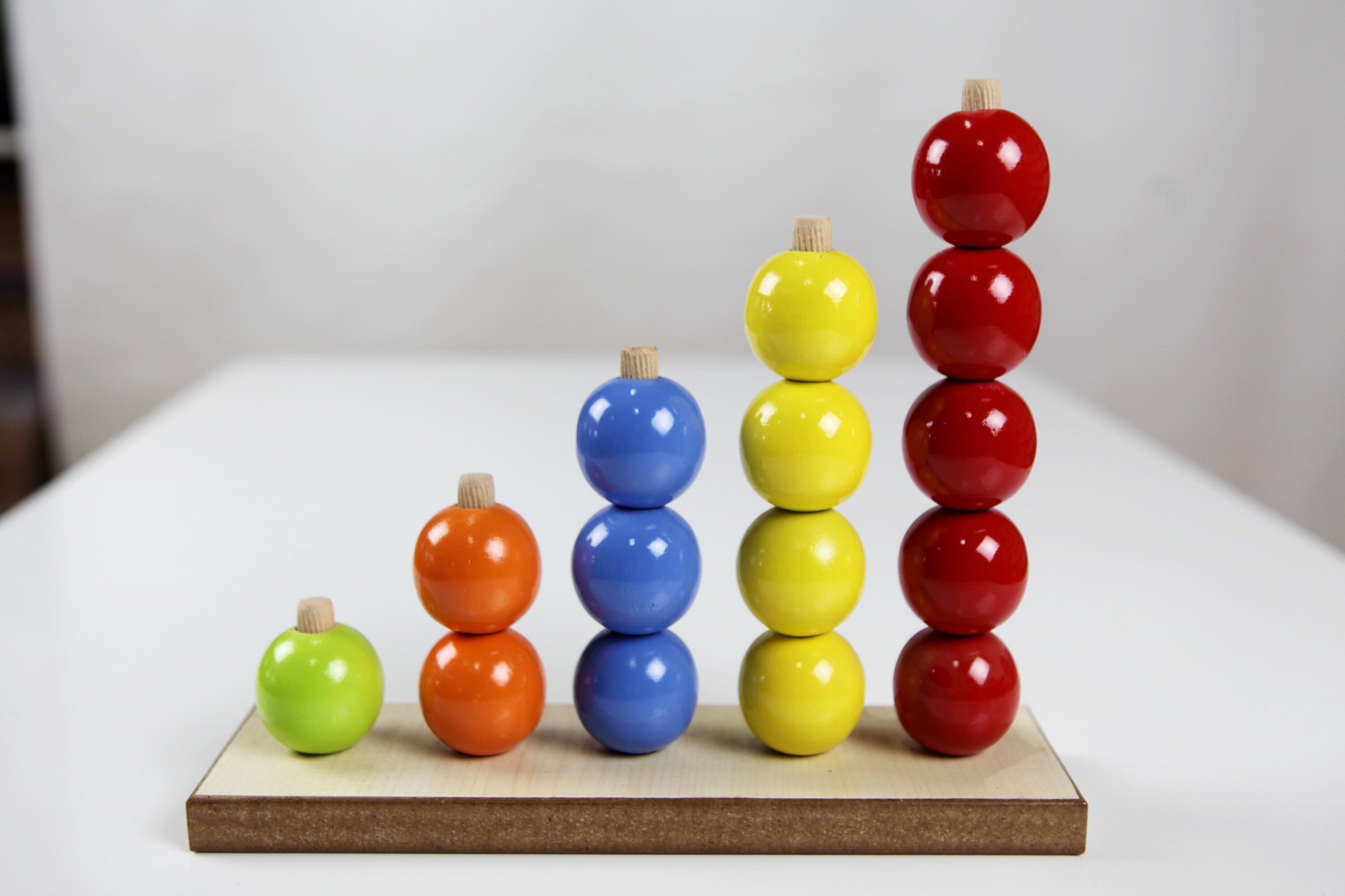 Sphere Arranging, Montesorri Game for Early Education, Toy for Toddler ...