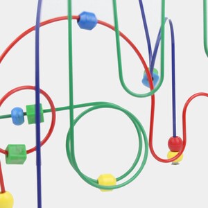 Maze Roller Coaster, Maze Labyrinth Handy Motor Skill, Loop Abacus ...