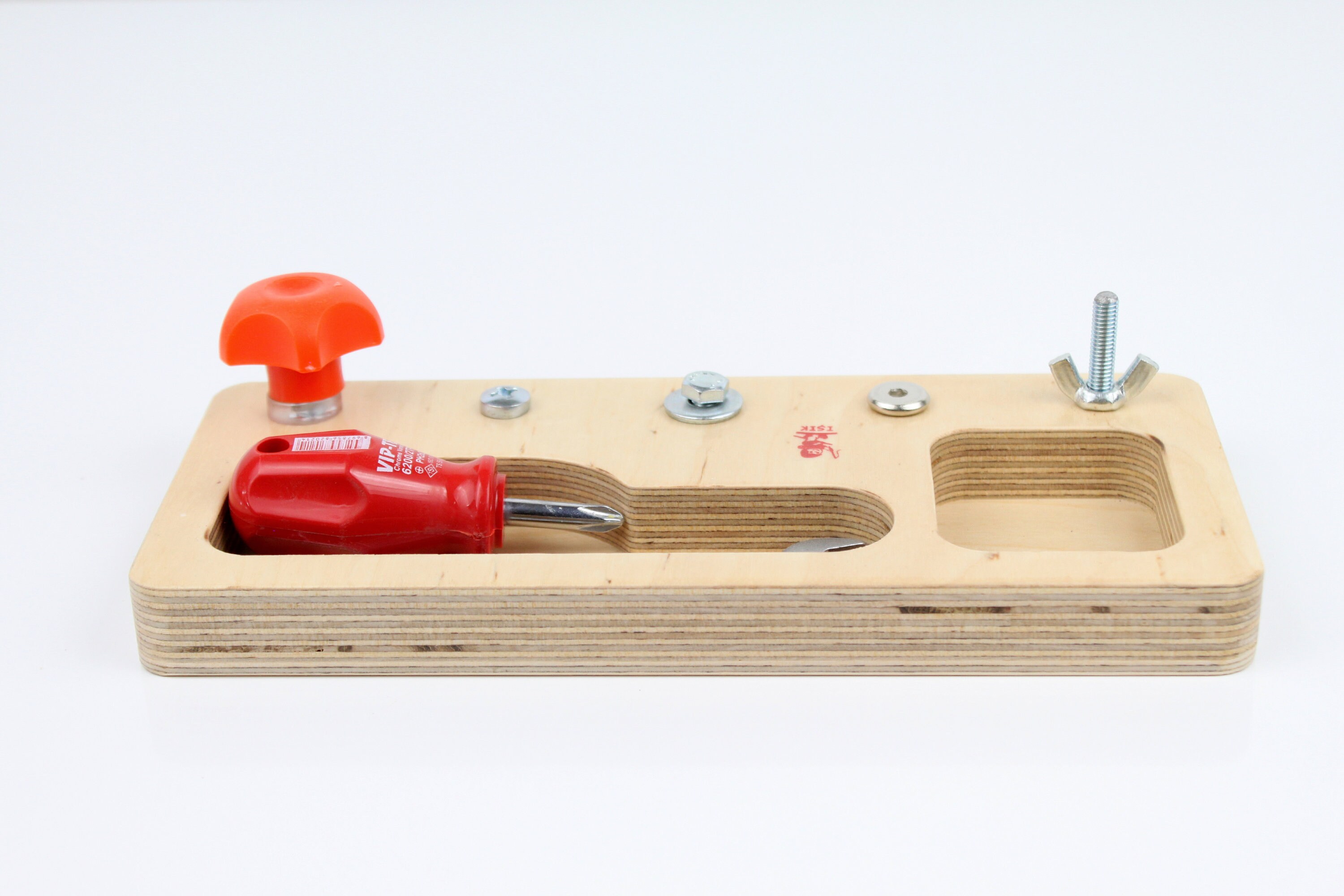 Montessori Screw Board, Practical Motor Skills, Sensory Toy Waldorf ...