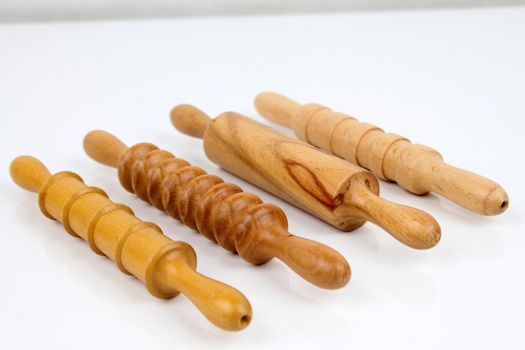 Textured Rolling Pin Set, Mini Roller, Roller for Kids, Rolling Pin ...