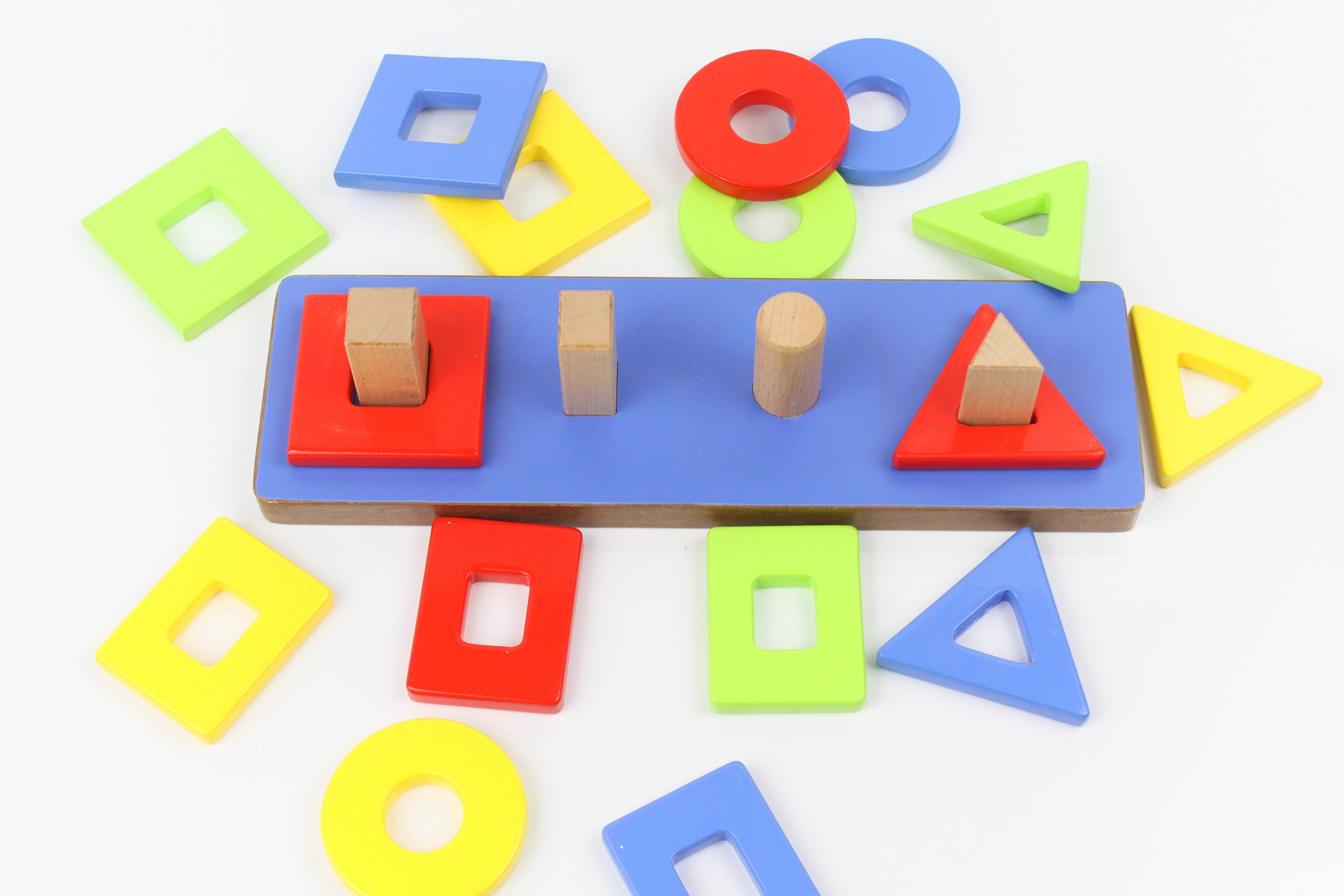 Colorful Geometric Arranging Game for Toddlers Educational - Etsy