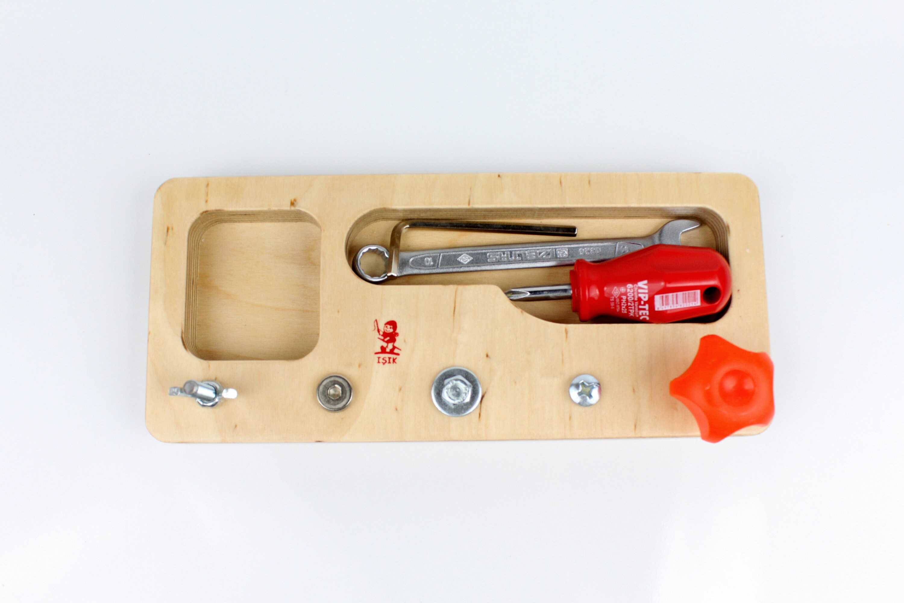 Montessori Screw Board, Practical Motor Skills, Sensory Toy Waldorf ...