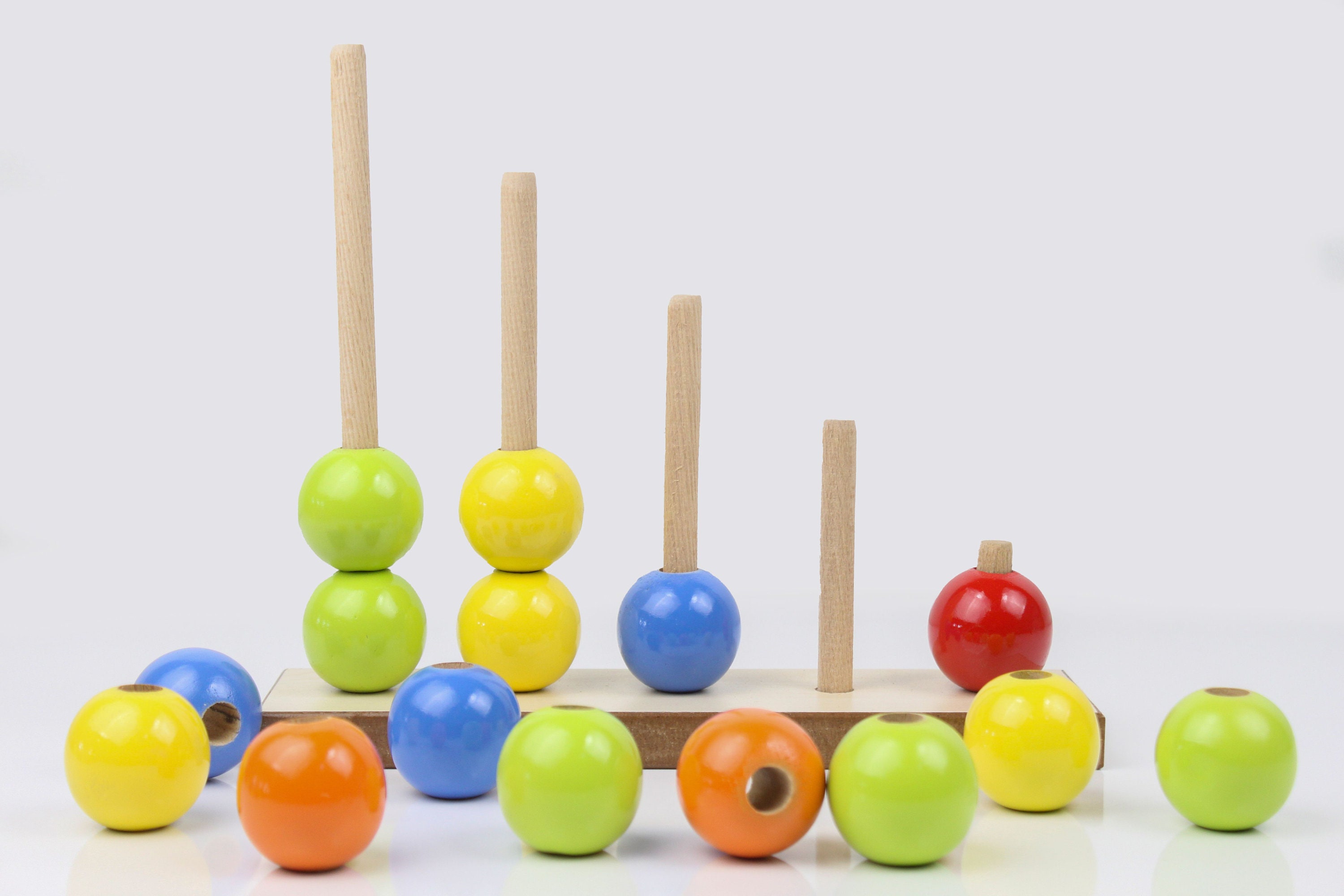 Sphere Arranging, Montesorri Game for Early Education, Toy for Toddler ...