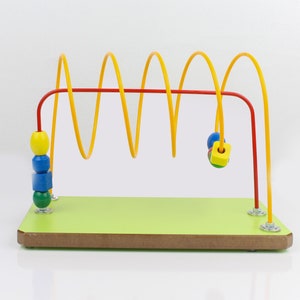 Maze Roller Coaster, Maze Labyrinth Handy Motor Skill, Loop Abacus ...