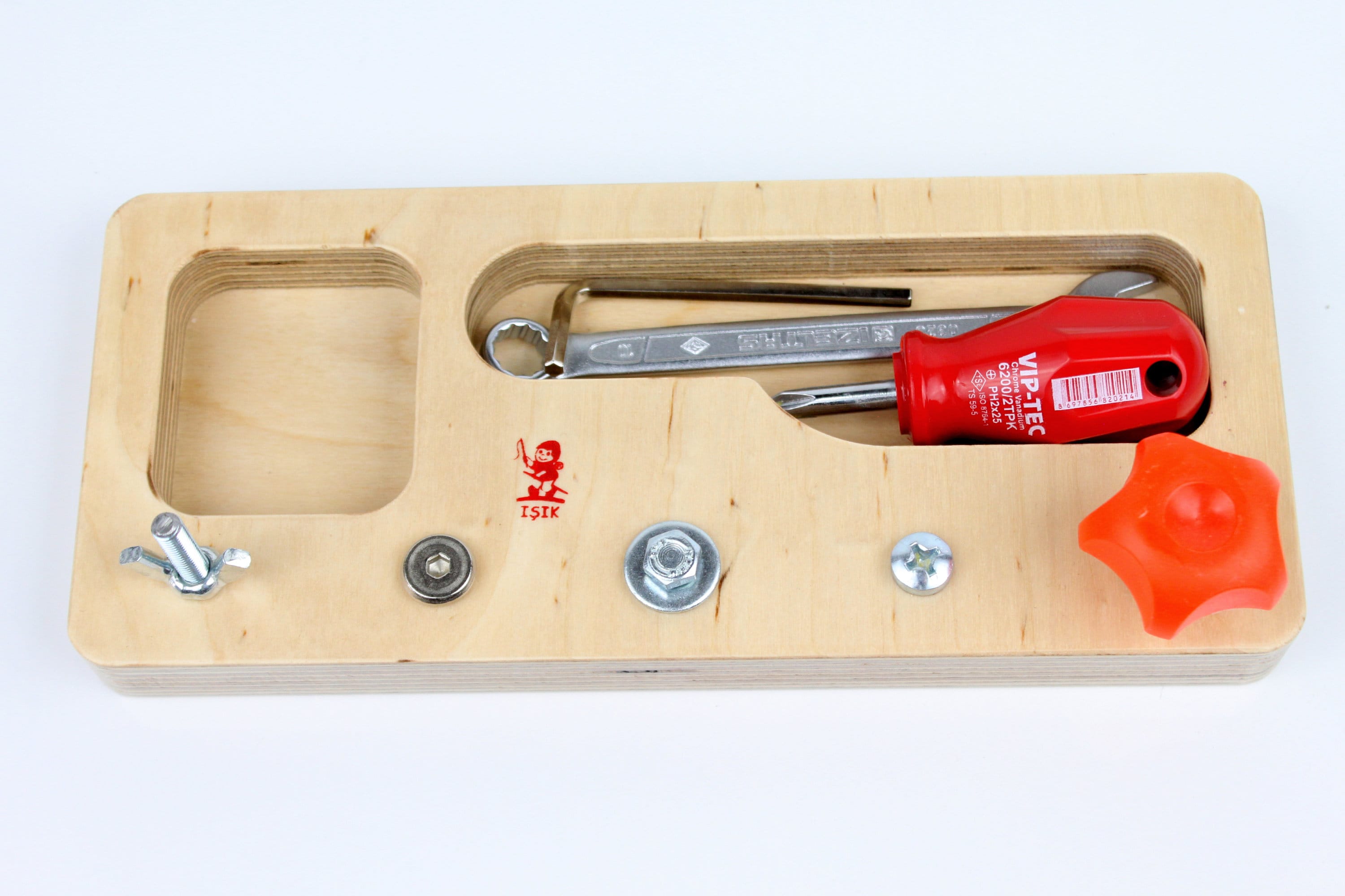 Montessori Screw Board, Practical Motor Skills, Sensory Toy Waldorf ...