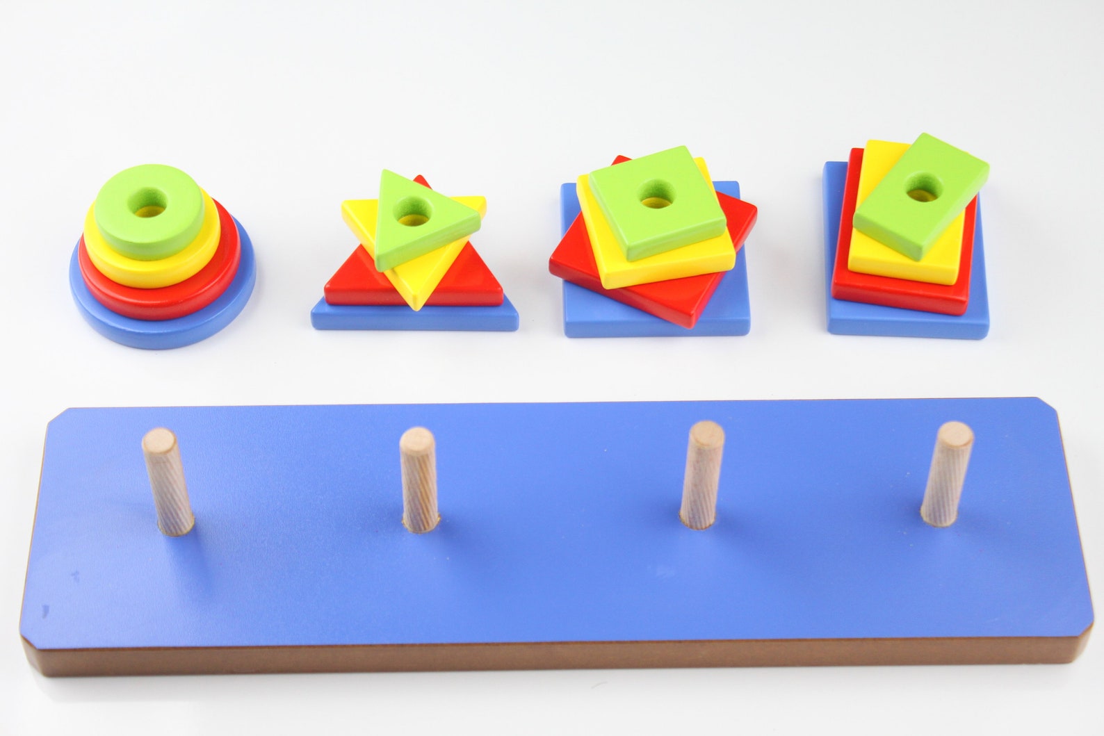 Colorful Geometric Arranging Game for Toddlers Educational - Etsy