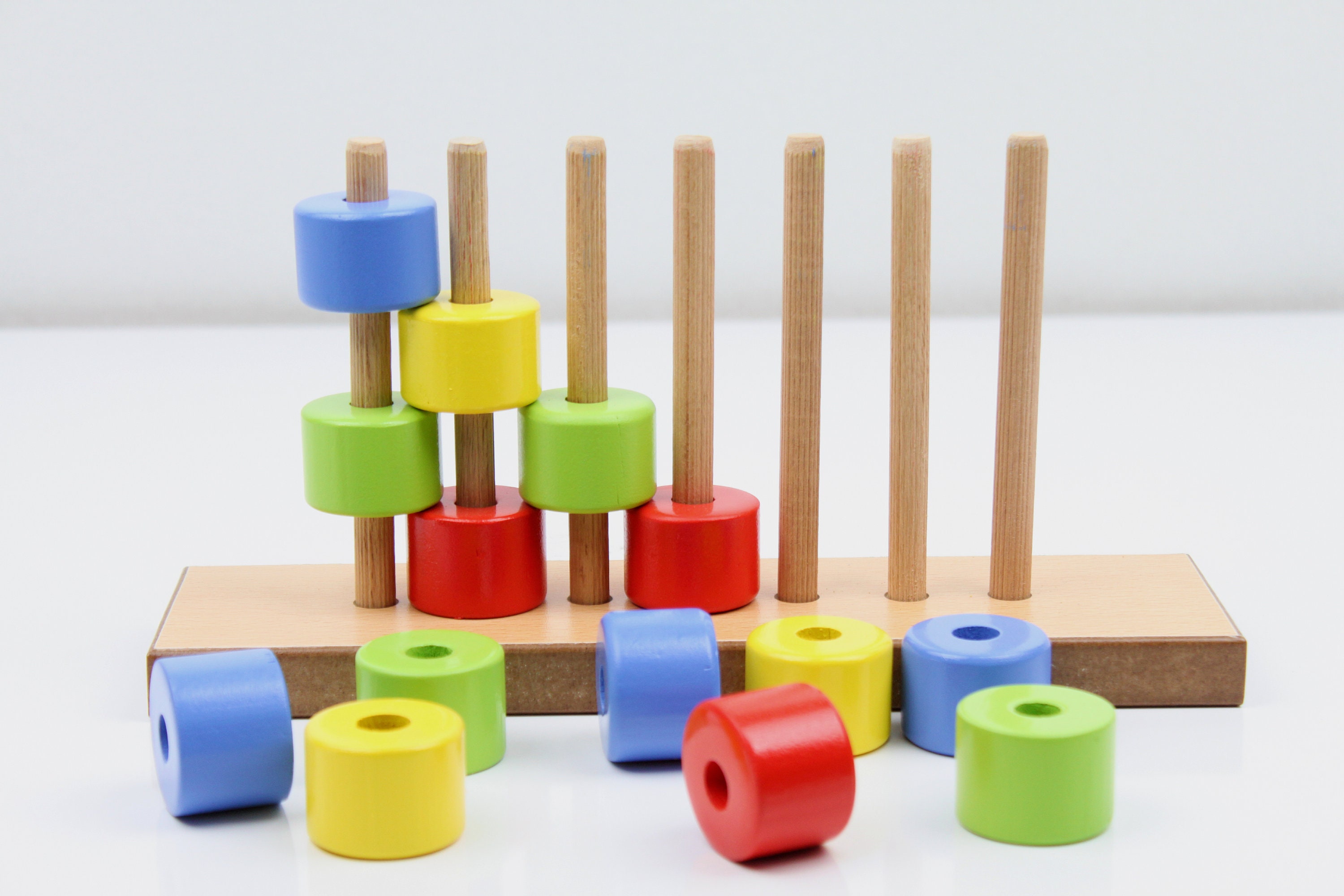 3D Cylinder Learning Tower Game for Toddler and Kids Educational Shape ...