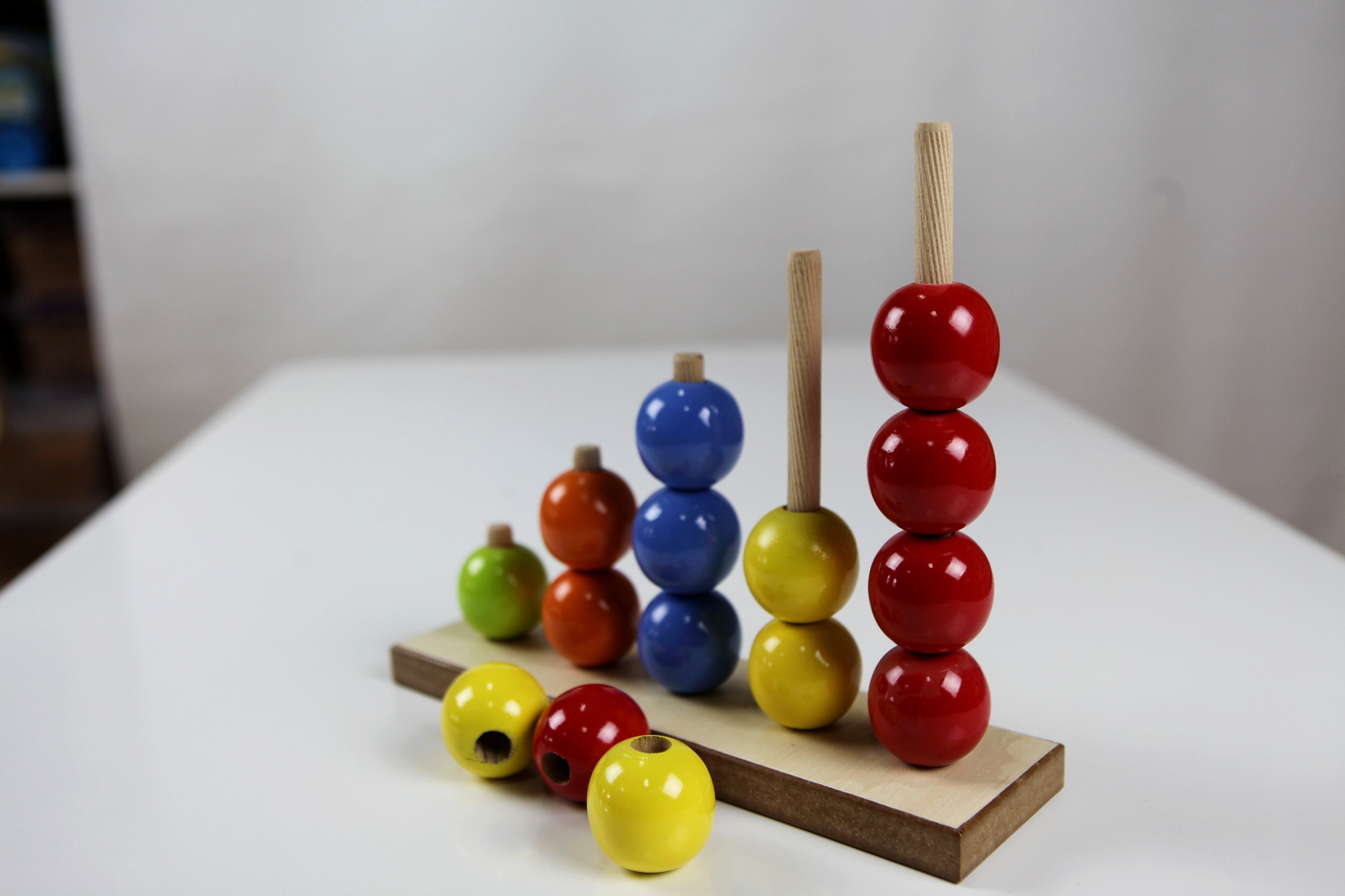 Sphere Arranging, Montesorri Game for Early Education, Toy for Toddler ...