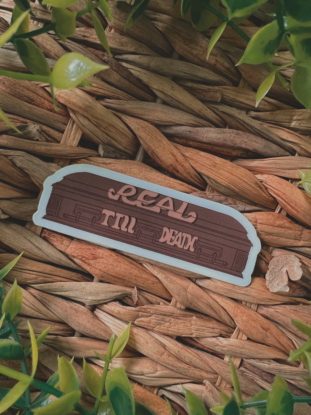 Real Till Death Casket Death Funeral Mortuary CSI Crime Scene Sticker ...