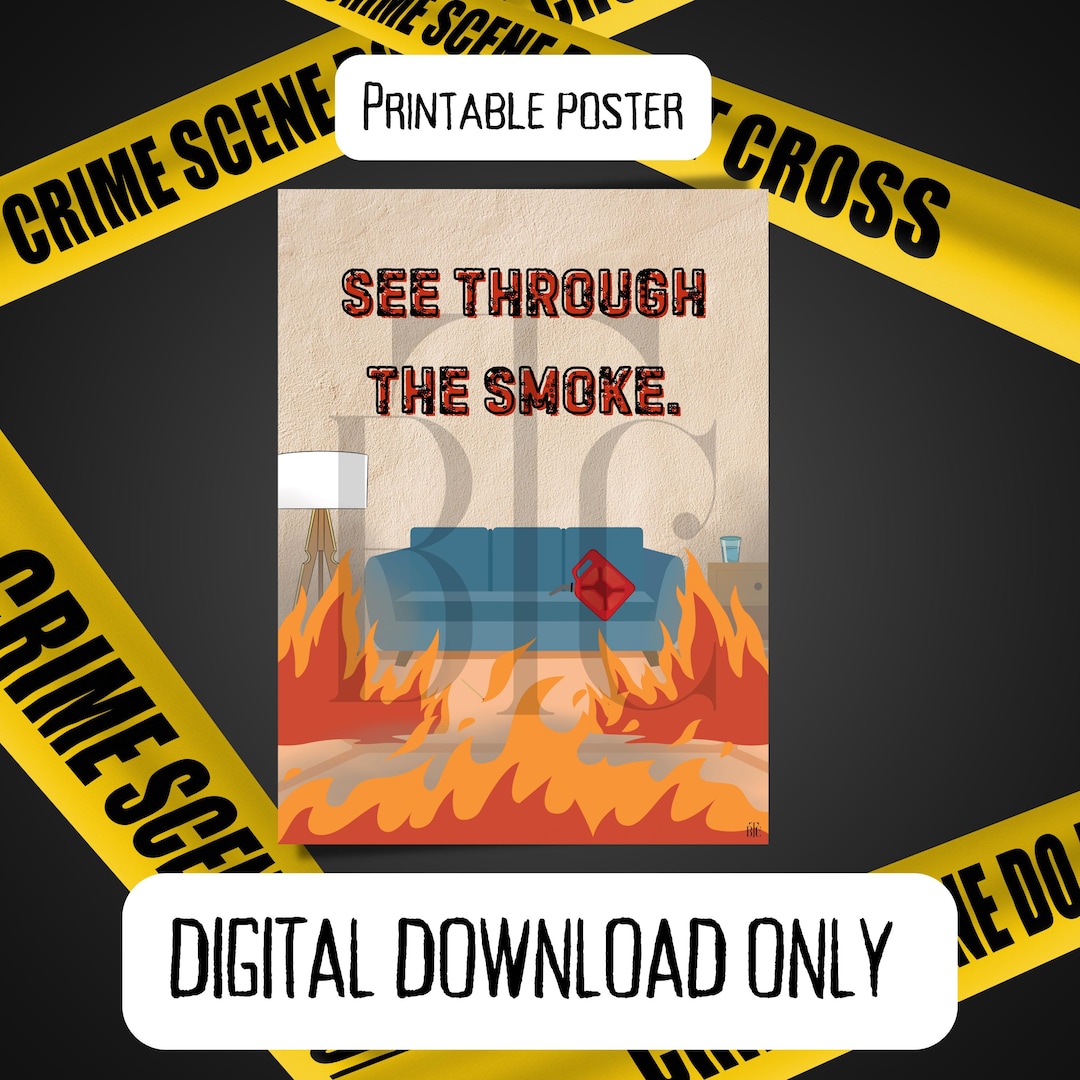 DIGITAL DOWNLOAD Only**arson Flames Posters Bright Colorful Csi Science ...