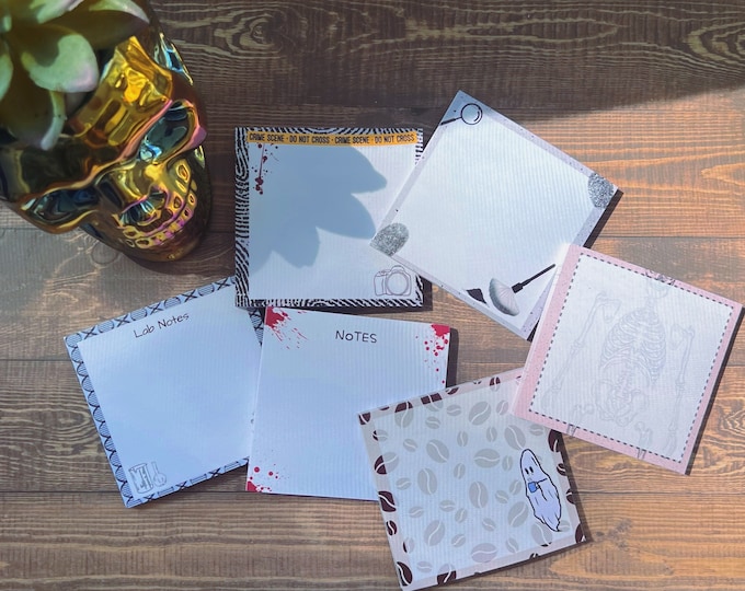 NEW STYLES!!! Sticky Notes Post It Notepad Fingerprint Blood Design ...