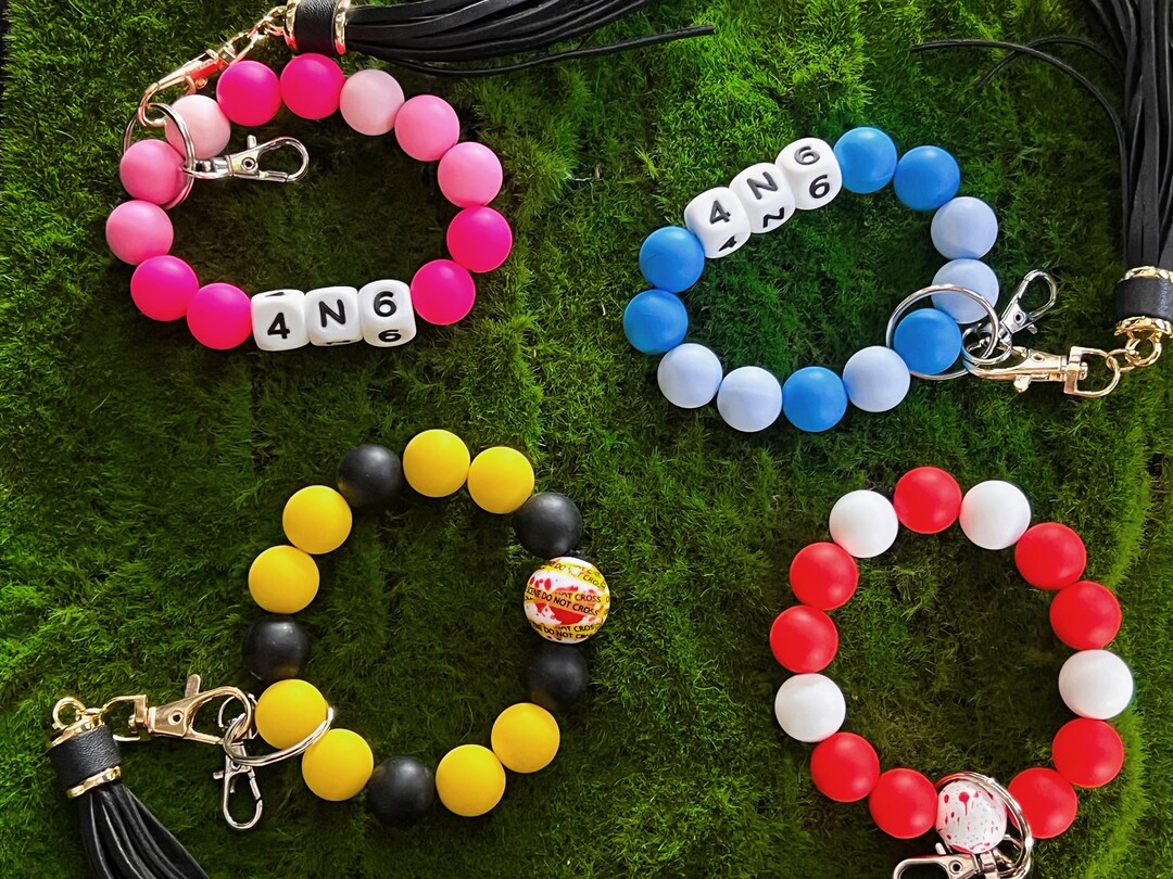 Silicone Bead Specialty Key Ring Wristlet Forensics Gift, Real CSI ...