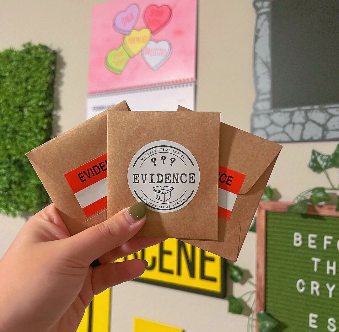 PIN Button Forensics Blind BAG Crime Scene, CSI True Crime Merchandise ...