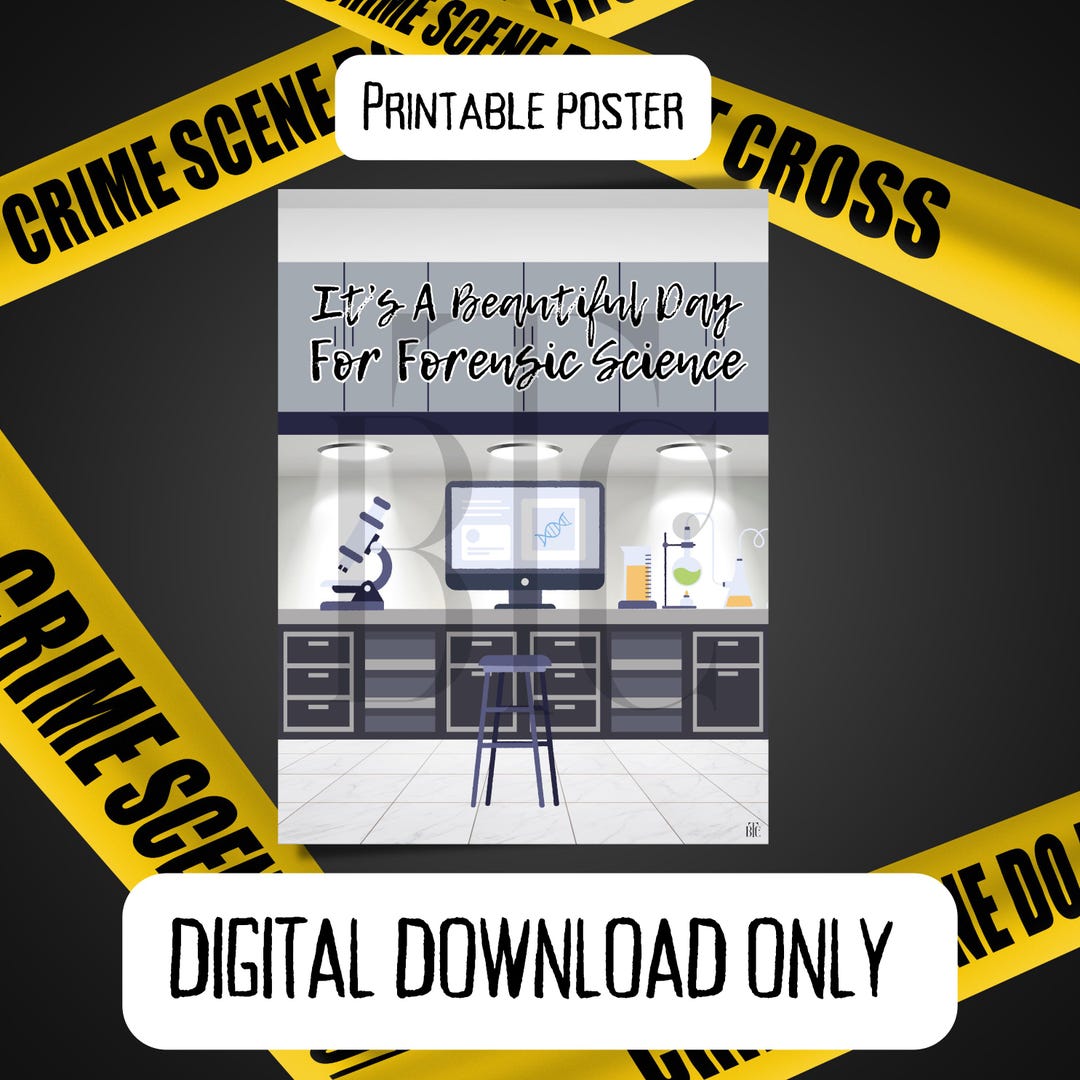 DIGITAL DOWNLOAD ONLY** Forensic Science Beauty Posters Bright Colorful ...