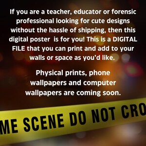 DIGITAL DOWNLOAD ONLY** Nighttime Shooting Csi Ghost Forensic Posters ...