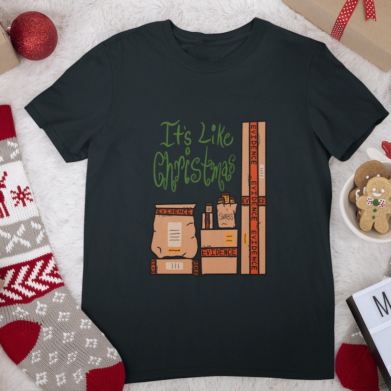 Forensic Christmas Tshirt - Etsy