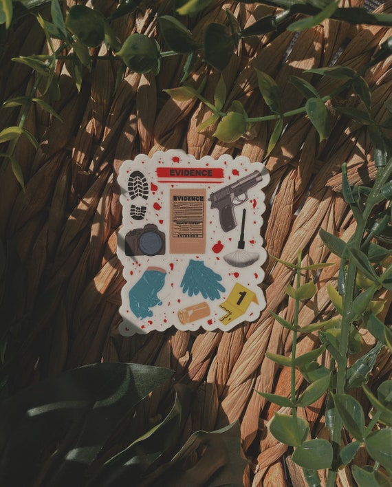 Essentials Crime Scene Sticker Forensics Gift Real CSI True - Etsy