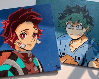 Anime Paintings - Etsy